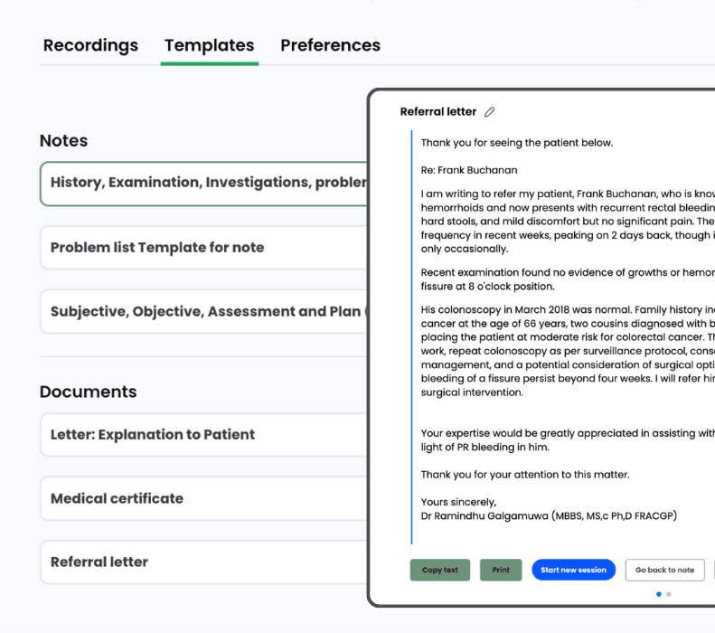 ClinicRoom AI Scribe